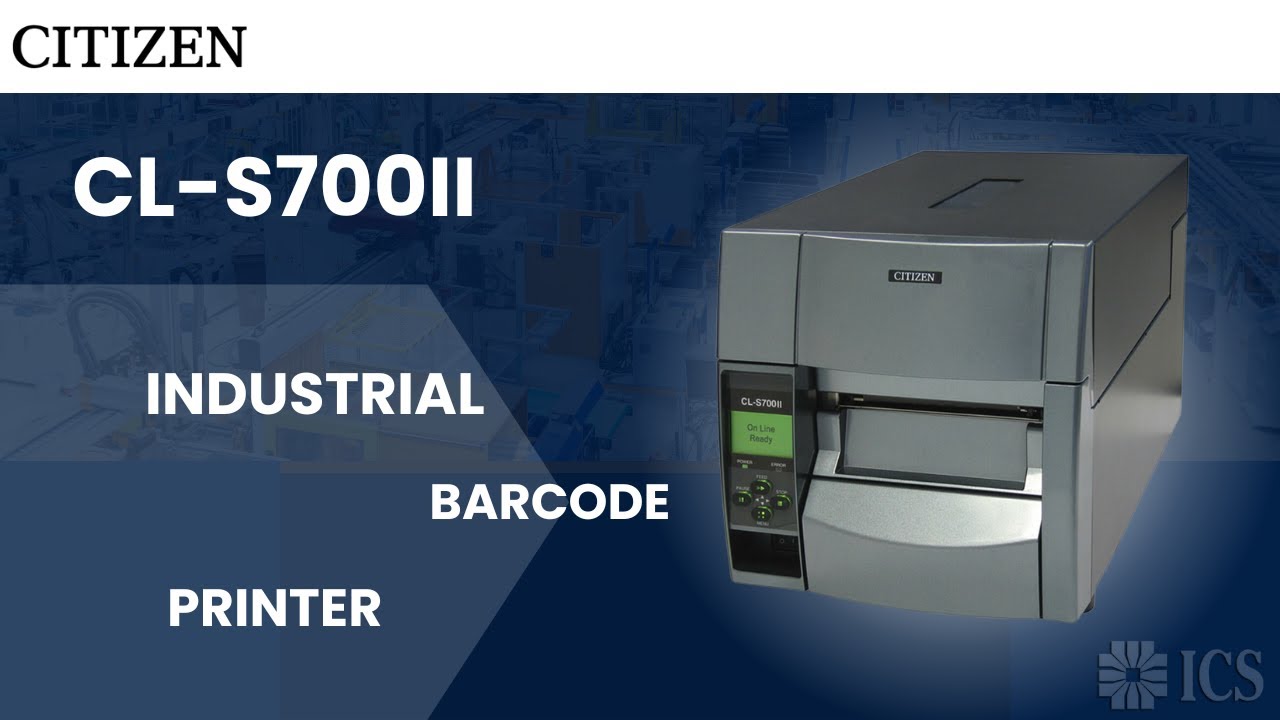 CITIZEN CL-S700II Barcode Εκτυπωτής - YouTube