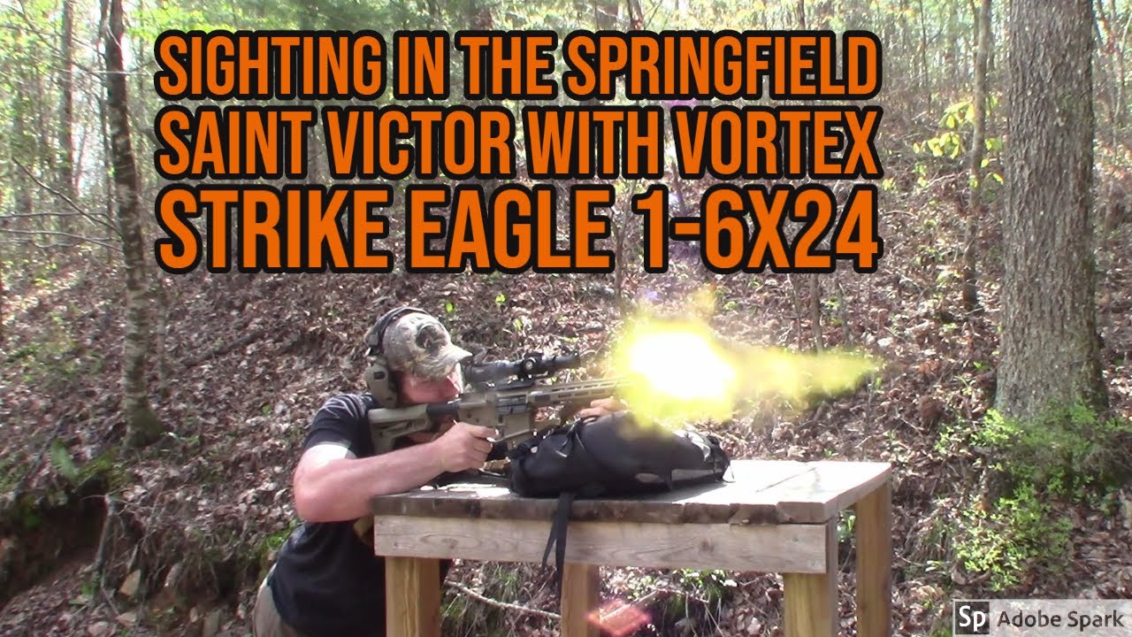 Springfield Armory Saint Victor AR15 & Vortex Strike Eagle Sight In ...