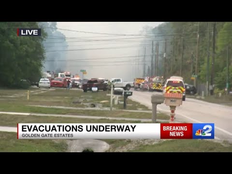 Residents are being evacuated as Collier County brush fire continues to ...