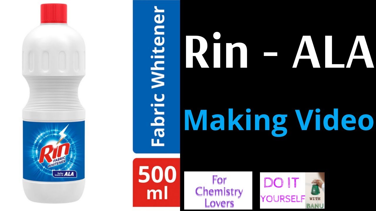 Rin - ALA Fabric Whitener Making Video. - YouTube