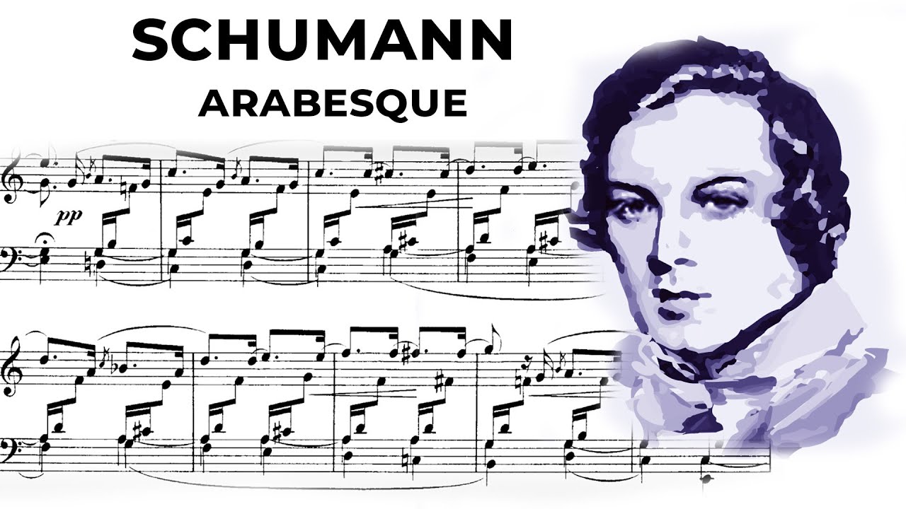 Robert Schumann - Arabesque op. 18 - Scores - Wiese 3c - YouTube