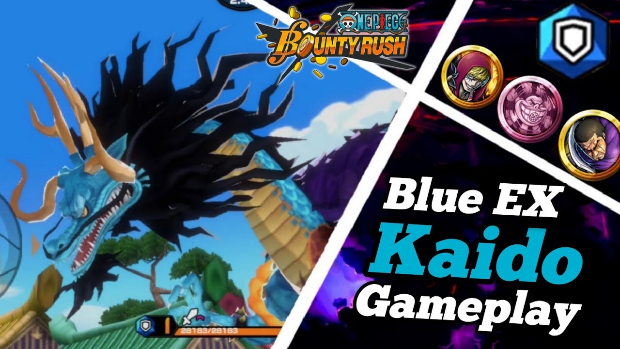 The most useless EX unit 💯 Blue EX Kaido Gameplay | One Piece Bounty ...