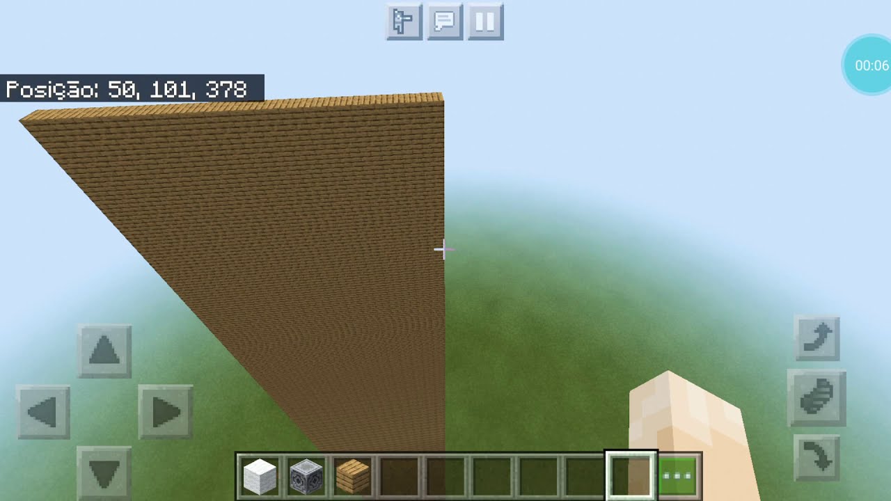 Como fazer uma parede com comandos do minecraft - YouTube