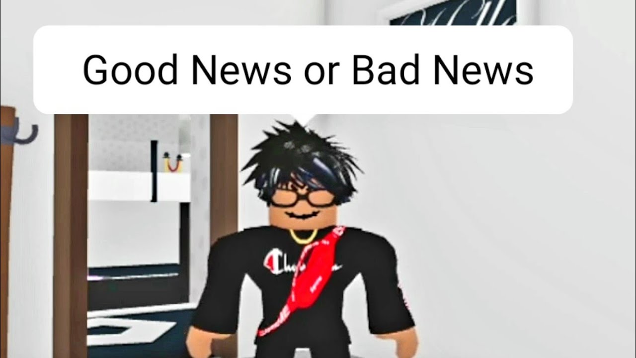 When there is a Good news or Bad news.. (Meme) Roblox - YouTube