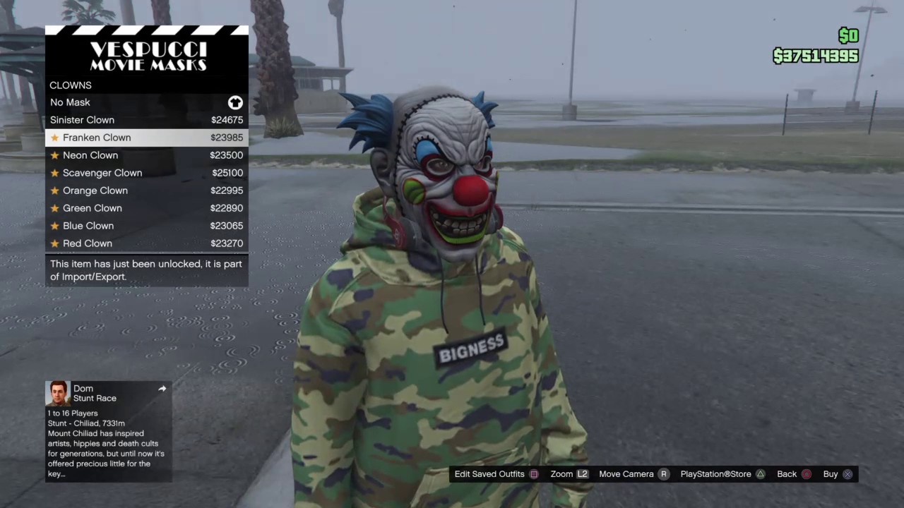 New Clown, Alien, Animal & Half Masks + Edit Your Character | Show Case ...