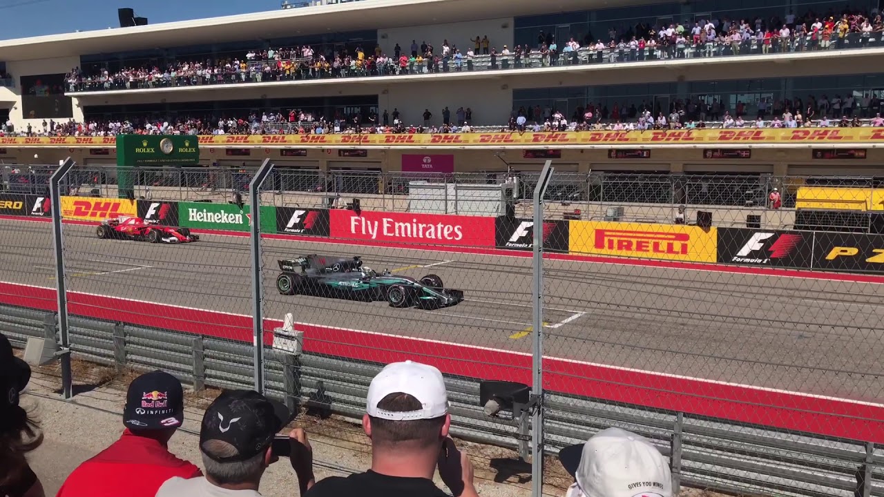 Start 2017 Formula 1 Grand Prix Austin Texas USA - YouTube