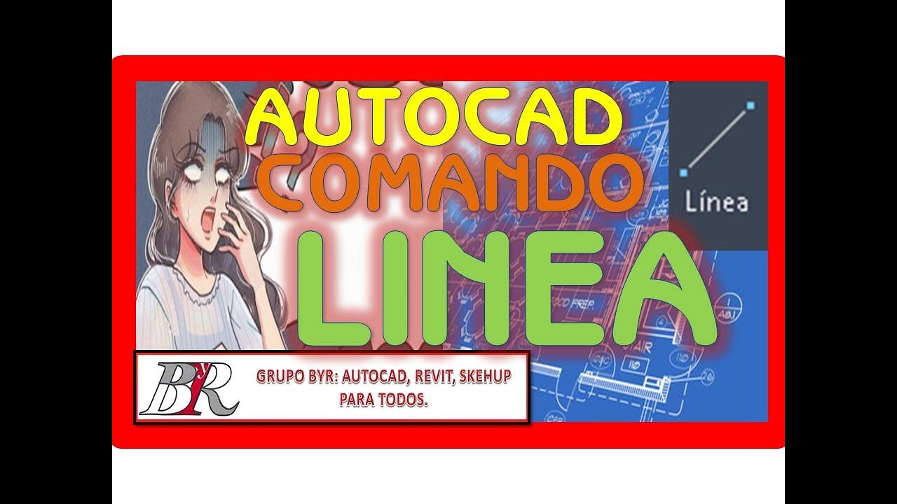 CURSO AUTOCAD🅰 | COMO USAR LINEA | COMANDO LINEA |Solo para los más ...