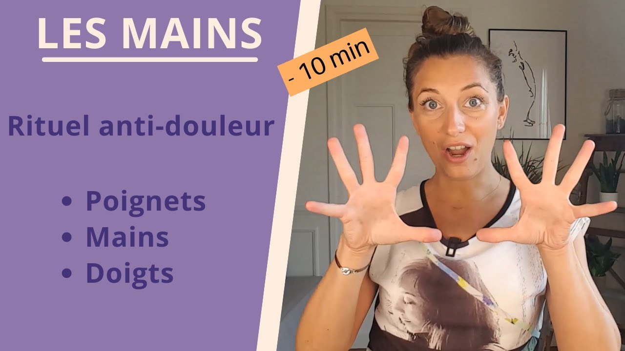 Douleur MAIN, POIGNET et DOIGTS : Exercices pour soulager les douleurs ...