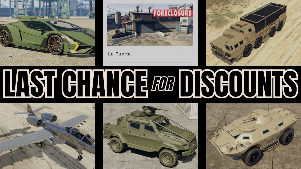 LAST CHANCE For DISCOUNTS In GTA 5 - Salvage Yard, Weaponized Ignus ...