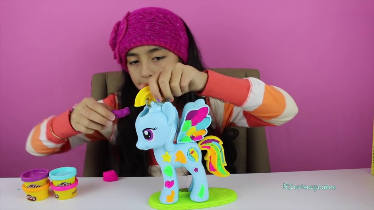 Tuesday Play Doh My Little Pony Rainbow Dash Style Salon |My Little ...