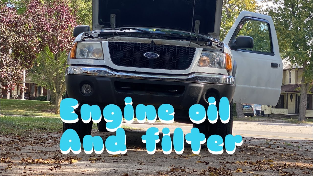 Ford Ranger oil change + filter tool - YouTube
