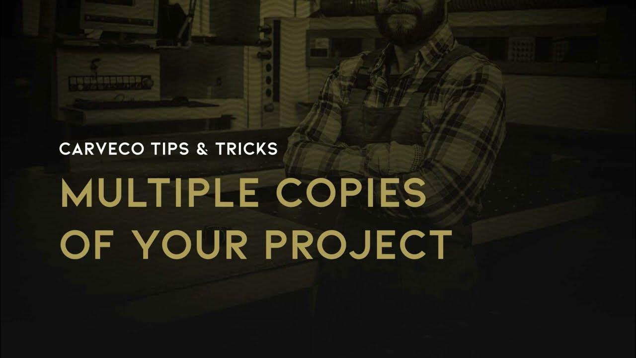 Tips & Tricks: Creating Multiple Copies of Your Project - YouTube