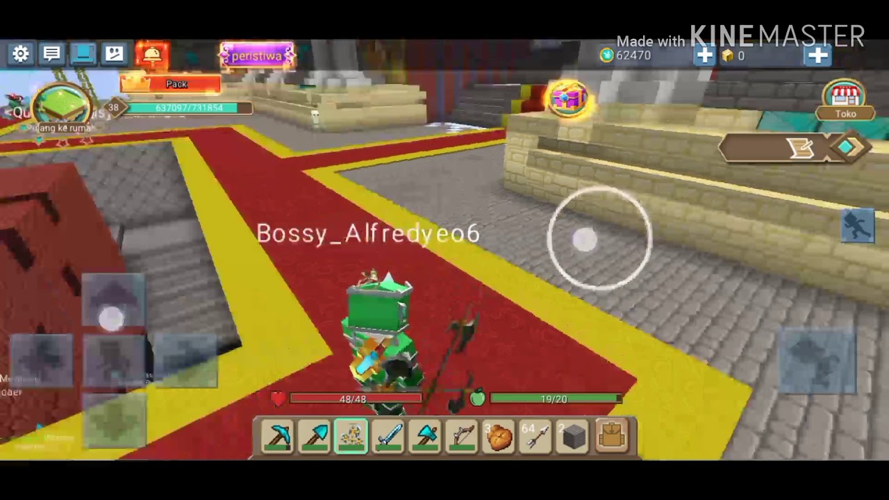 Main sky block ( blockman go:blocky mods) - YouTube