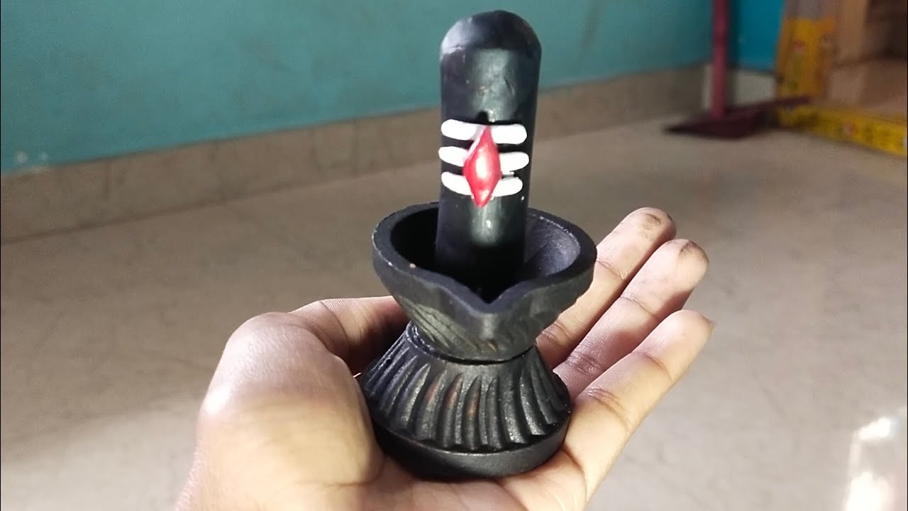 EASY WAY TO MAKE SHIVLING /HOME MADE SHIVLING FOR SHIVARATRI 🙏 - YouTube