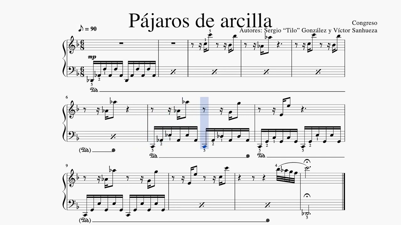 Pájaros de arcilla - Ejercicio 63 - PiPoChi - Piano Popular Chileno ...