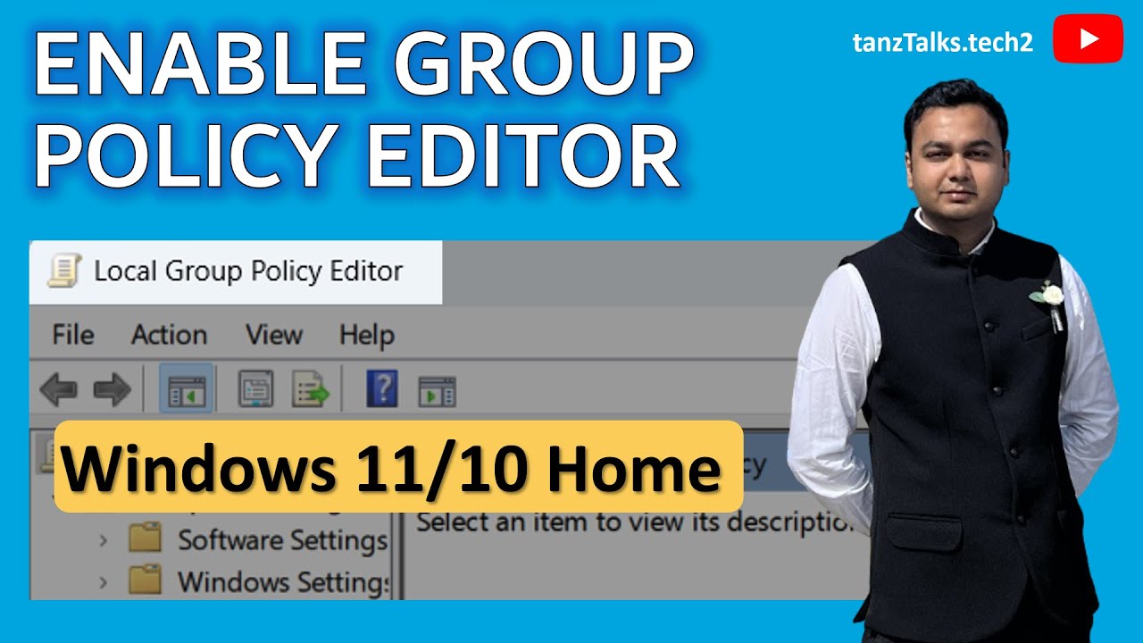 How to Enable Group Policy Editor in Windows 11 Home Edition? - YouTube