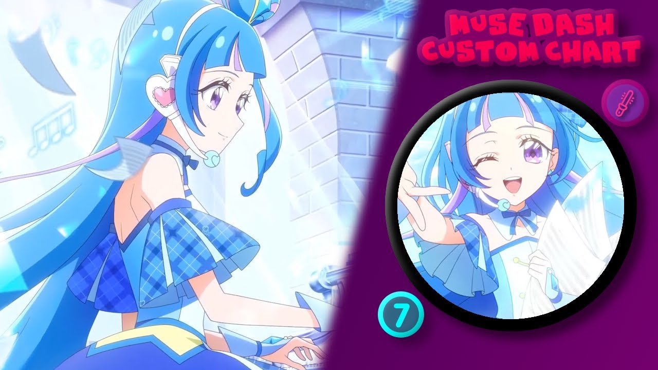 [Muse Dash Custom Chart] Cure Wink (CV: Takahashi Minami) - Winking Score (Custom 7★) - YouTube