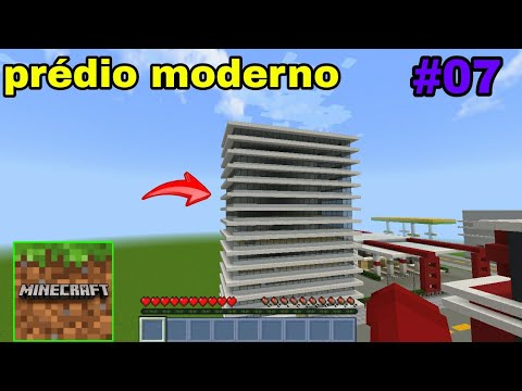 projeto prédio moderno #construindo uma cidade no Minecraft (ep) #07 ...