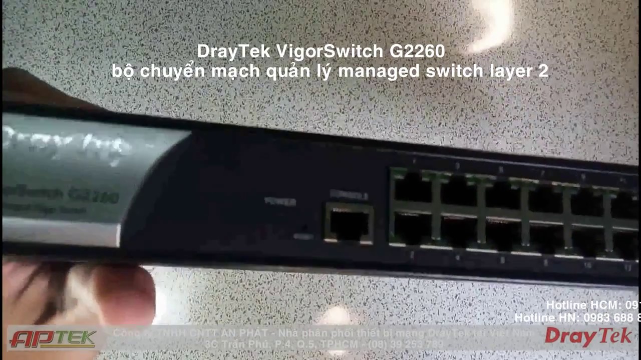 Draytek Vigor Switch G2260 - Layer2 Managed Switch | draytekvietnam.com ...