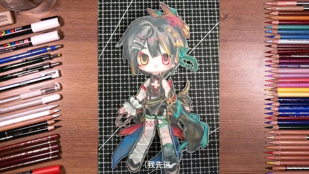 HOW TO MAKE PAPER DOLLs GACHA LIFE #19 | DIY | Draw so easy Anime - YouTube