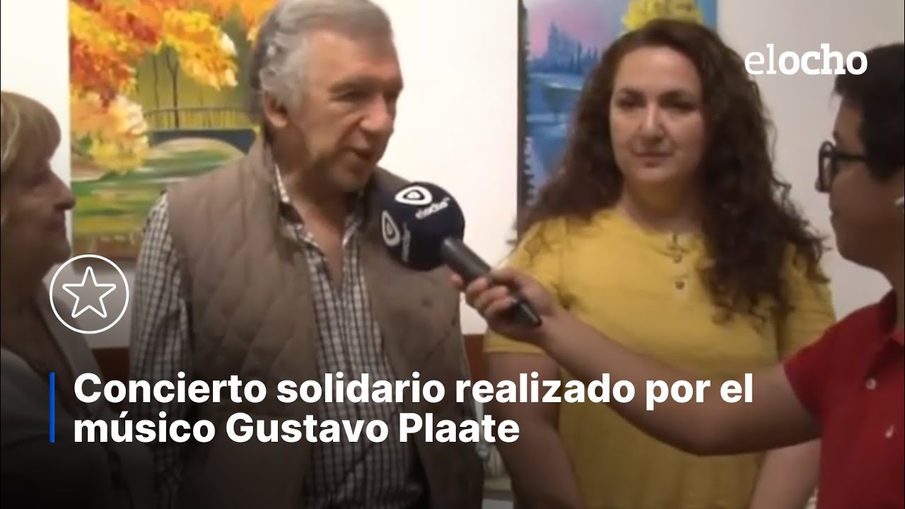 EL MÚSICO GUSTAVO PLAATE REALIZARÁ UN CONCIERTO SOLIDARIO - YouTube
