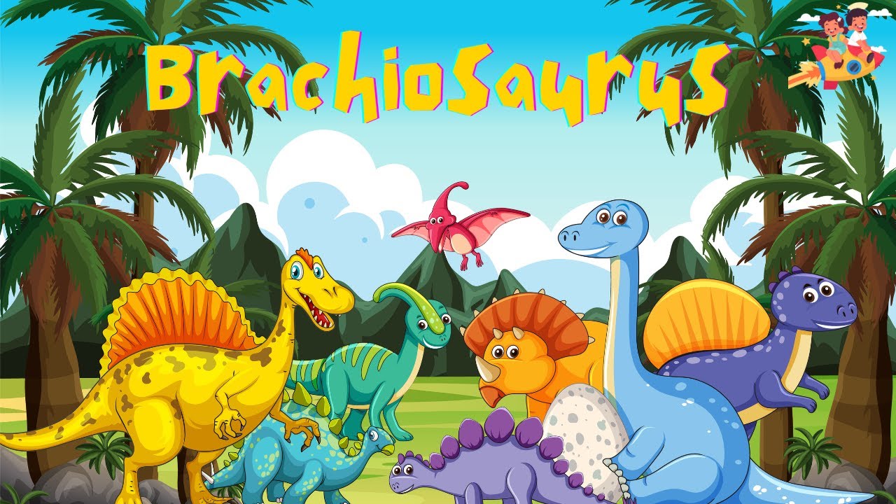 Brachiosaurus | Nursery Rhymes and Kids Songs | Super Kids Zone - YouTube
