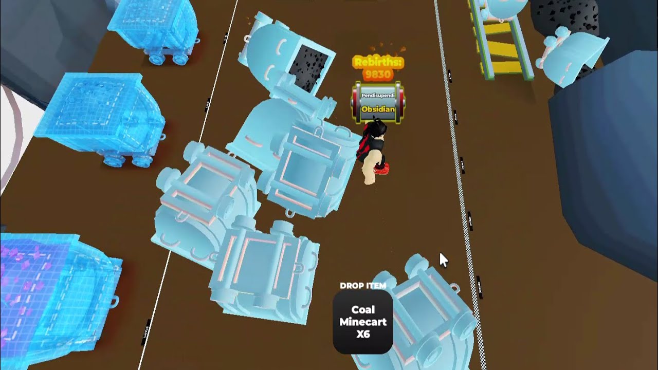 65 Million Strength at Mine area on Strongman Simulator Roblox - YouTube