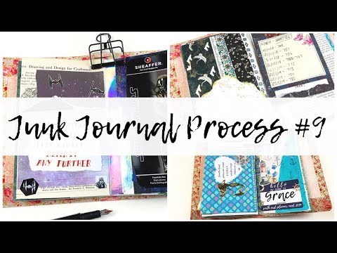 JUNK JOURNAL PROCESS | 9 | Junk Journal with Me | ms.paperlover
