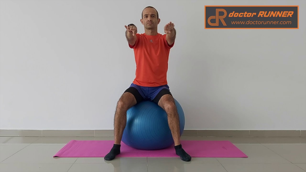 BASCULACION PELVICA CIRCULAR SOBRE BALON - YouTube