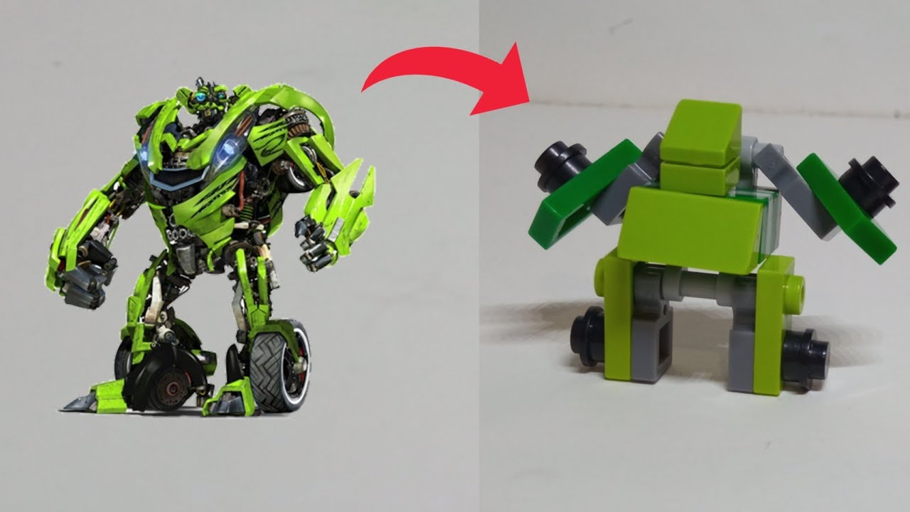How to make a mini transformer in lego?|lego transformers - YouTube