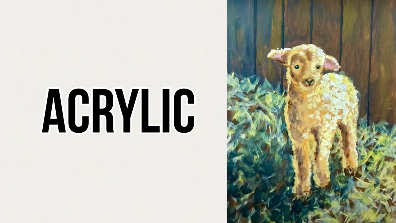 Easter painting | FREE traceable | acrylic painting tutorial | step by ...