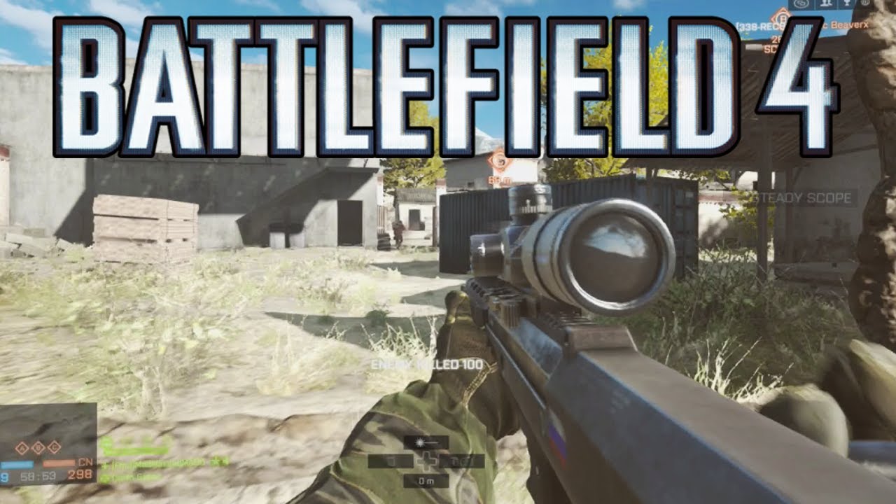"Battlefield 4 Multiplayer Gameplay" on "Xbox One" - 338-Recon Sniper ...