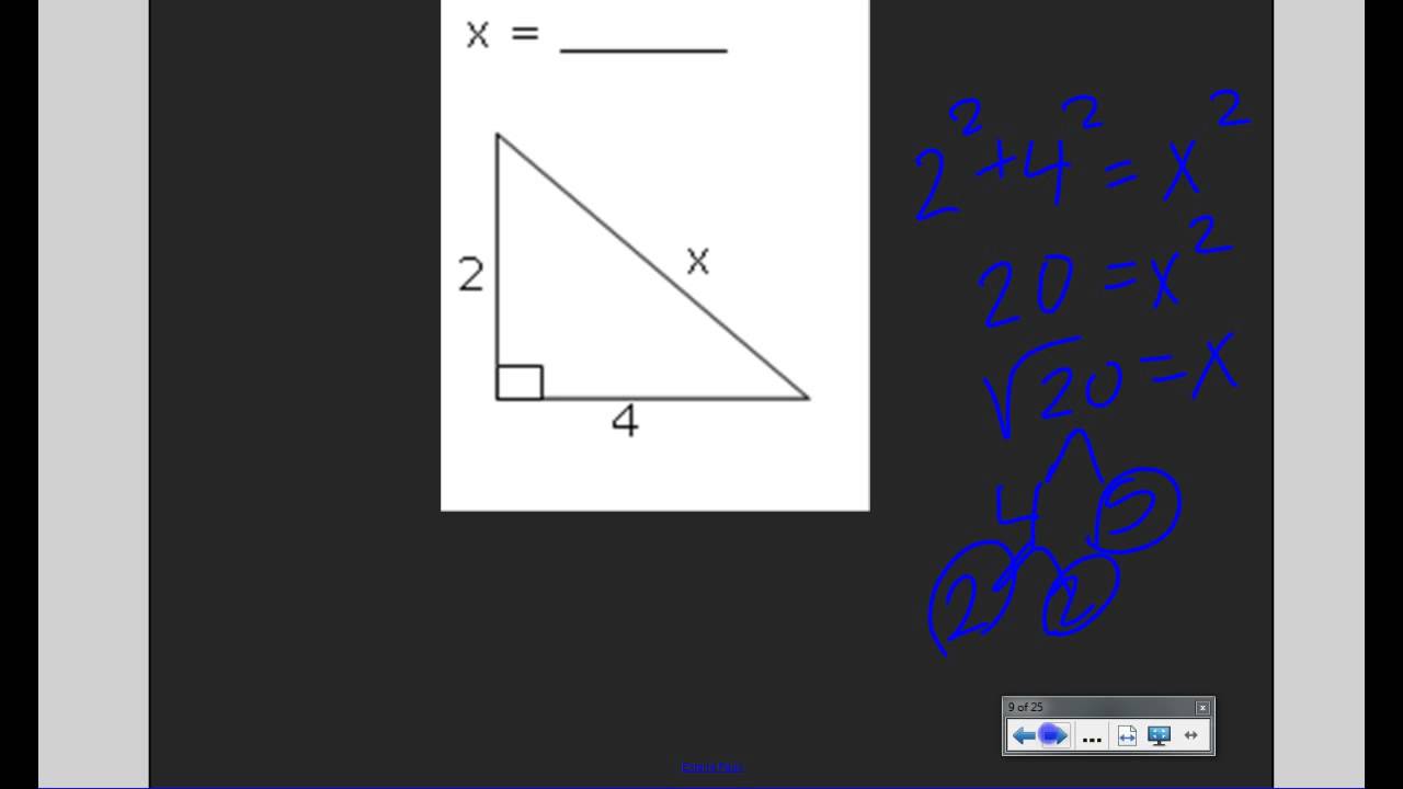 7 Right Triangle Whiteboard Review L 2014 - YouTube