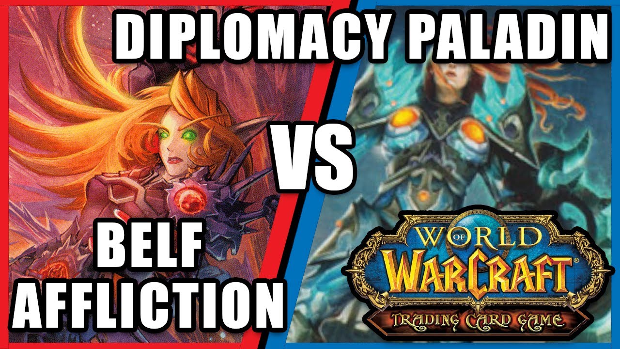 BELF Affliction vs Diplomacy Paladin - WOW TCG Classic Match - YouTube