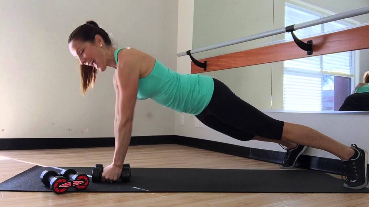 POWER REELS™ Plank Shoulder Press - YouTube