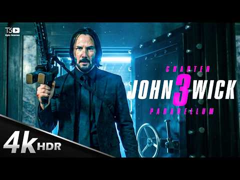 JOHN WICK: PARABELLUM [Full 4K HDR] EPIC Gunfights & Legendary Combat | Keanu Reeves Movie Review