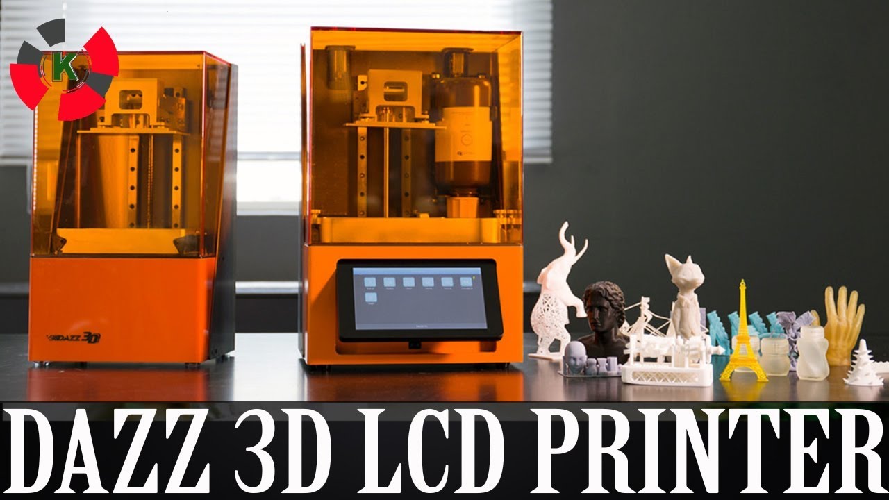 New invention: Dazz 3D LCD 3D printer - YouTube