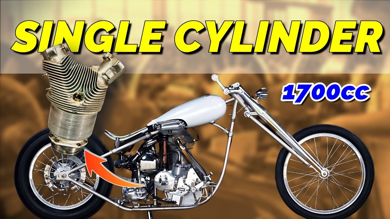 Extreme Modification‼️ Chopper Style with a Massive 1700cc Single ...