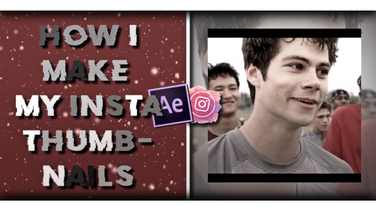 instagram thumbnail tutorial | after effects - YouTube