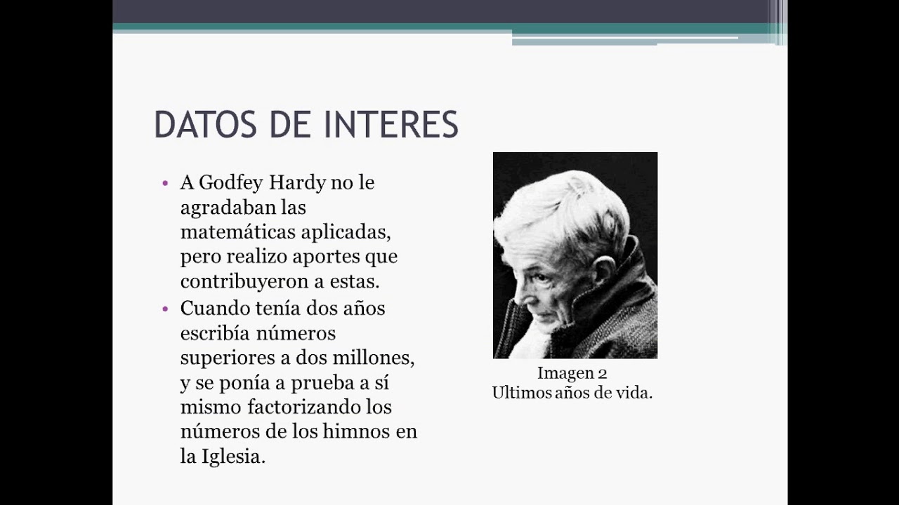 Godfrey Harold Hardy - YouTube