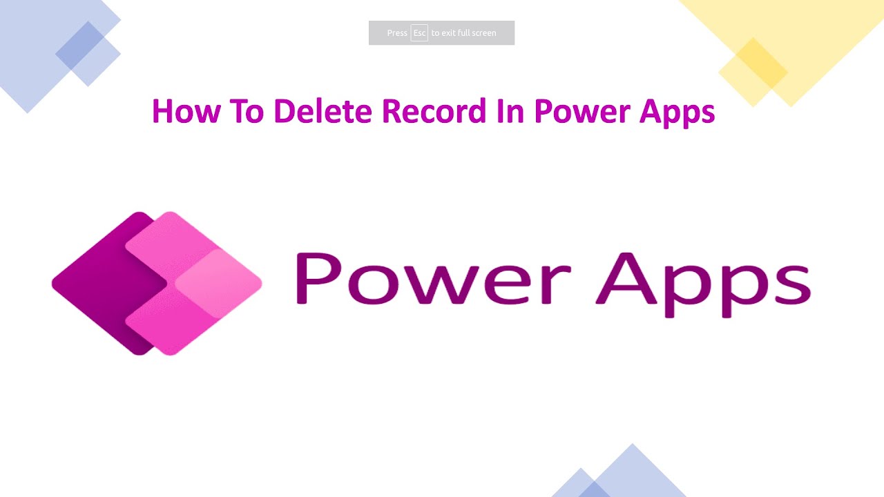 How To Delete Record In Power Apps | In Hindi - YouTube