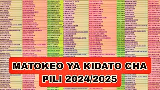 Matokeo Ya Form Two 2024 2025 Form Two Results 2024 2025 Matokeo Ya ...