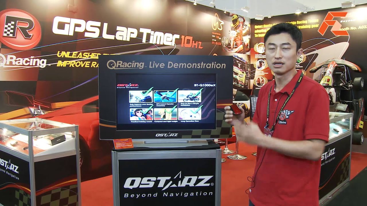 Qstarz GPS Lap Timer @ Computex 2011 - YouTube