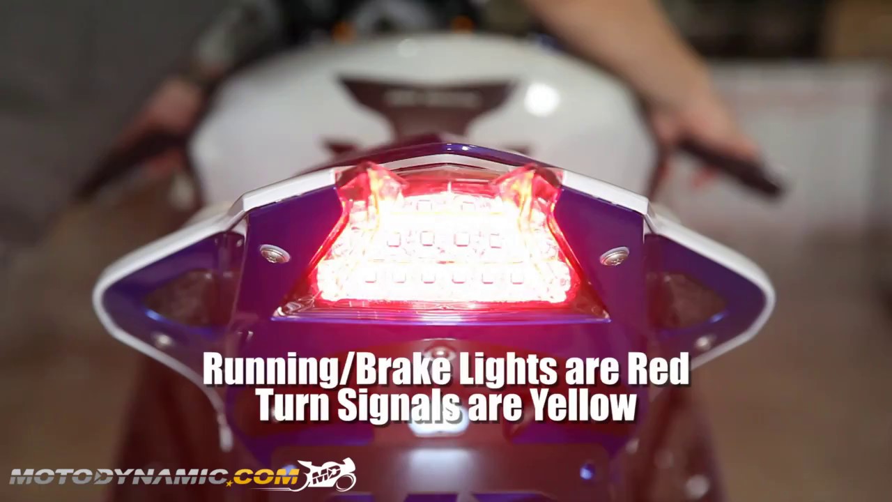 2014-2017 BMW S1000RR S1000R HP4 Sequential Integrated LED Tail Light ...