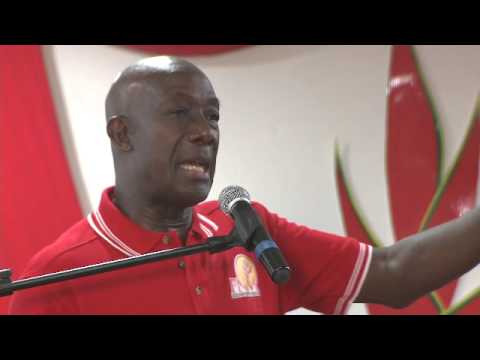 Dr Rowley speaking in Diego Martin Central on May 6th 2014 - YouTube