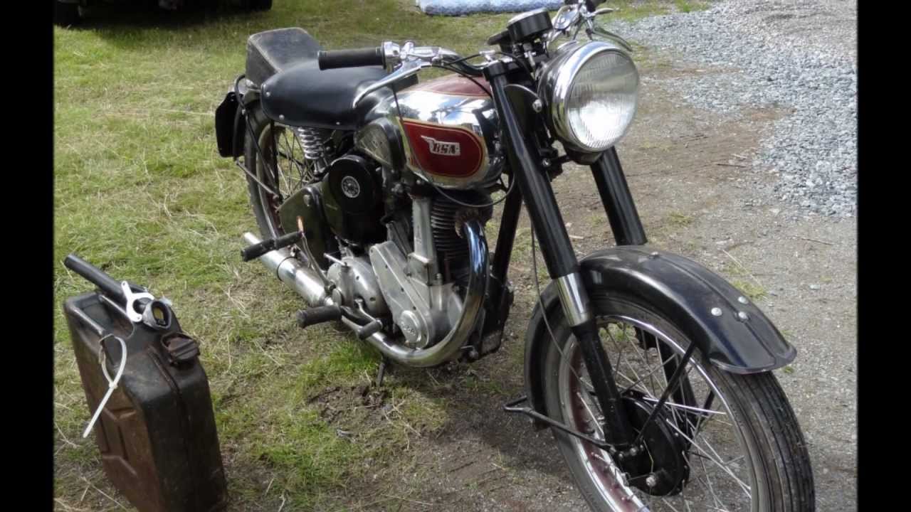 BSA 500cc -51 (svårstartad/difficult start) - YouTube