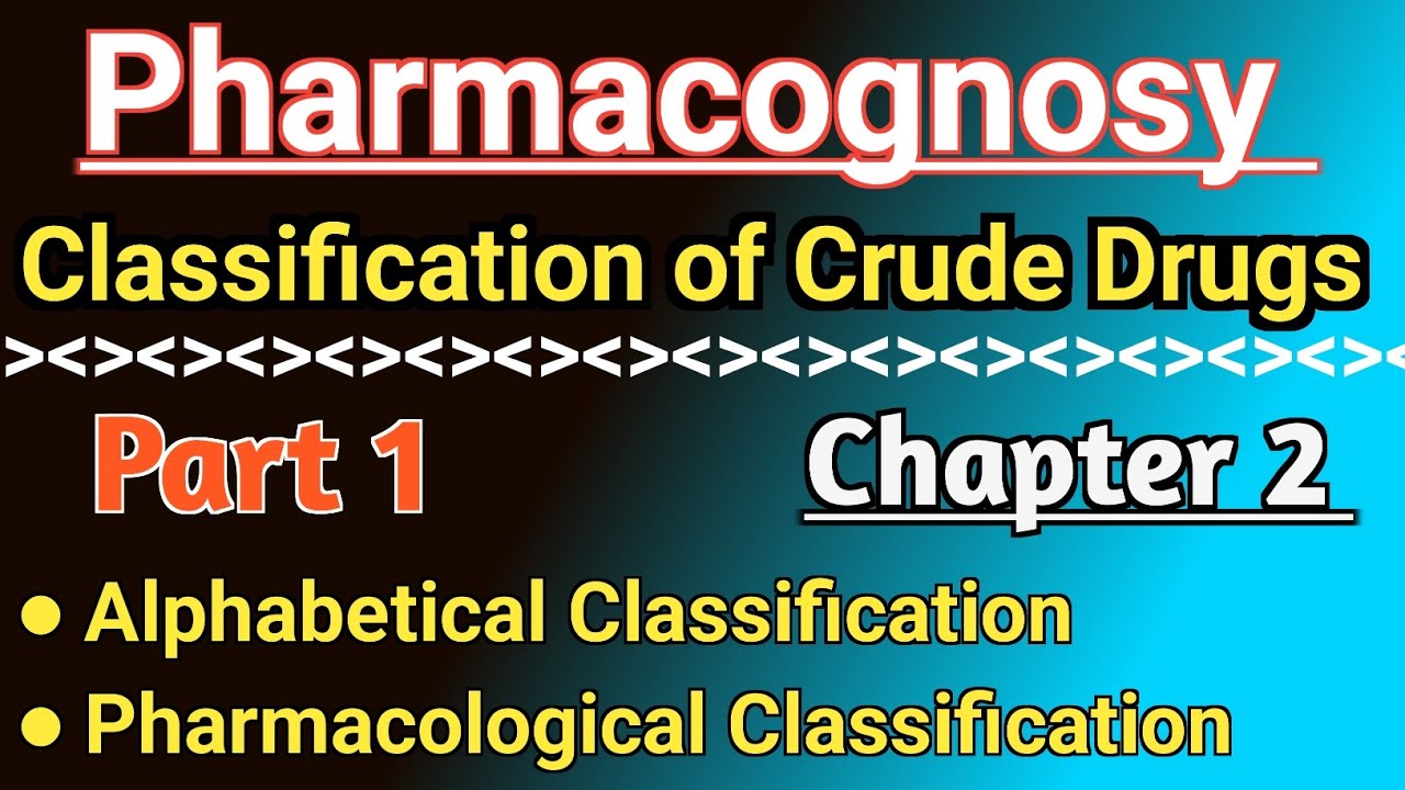 Alphabetical Classification in hindi || Classification of crude drugs ...