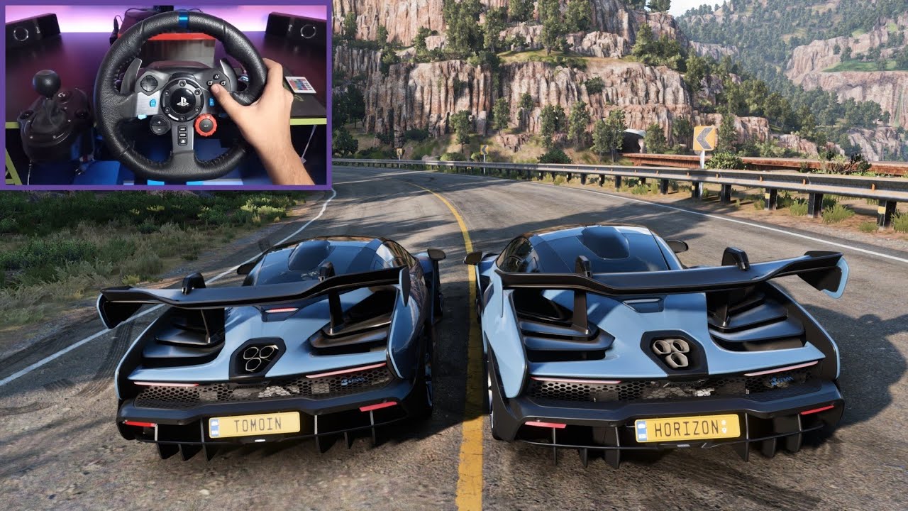 McLaren Senna | Forza Horizon 5 Online - Logitech G29 gameplay - YouTube