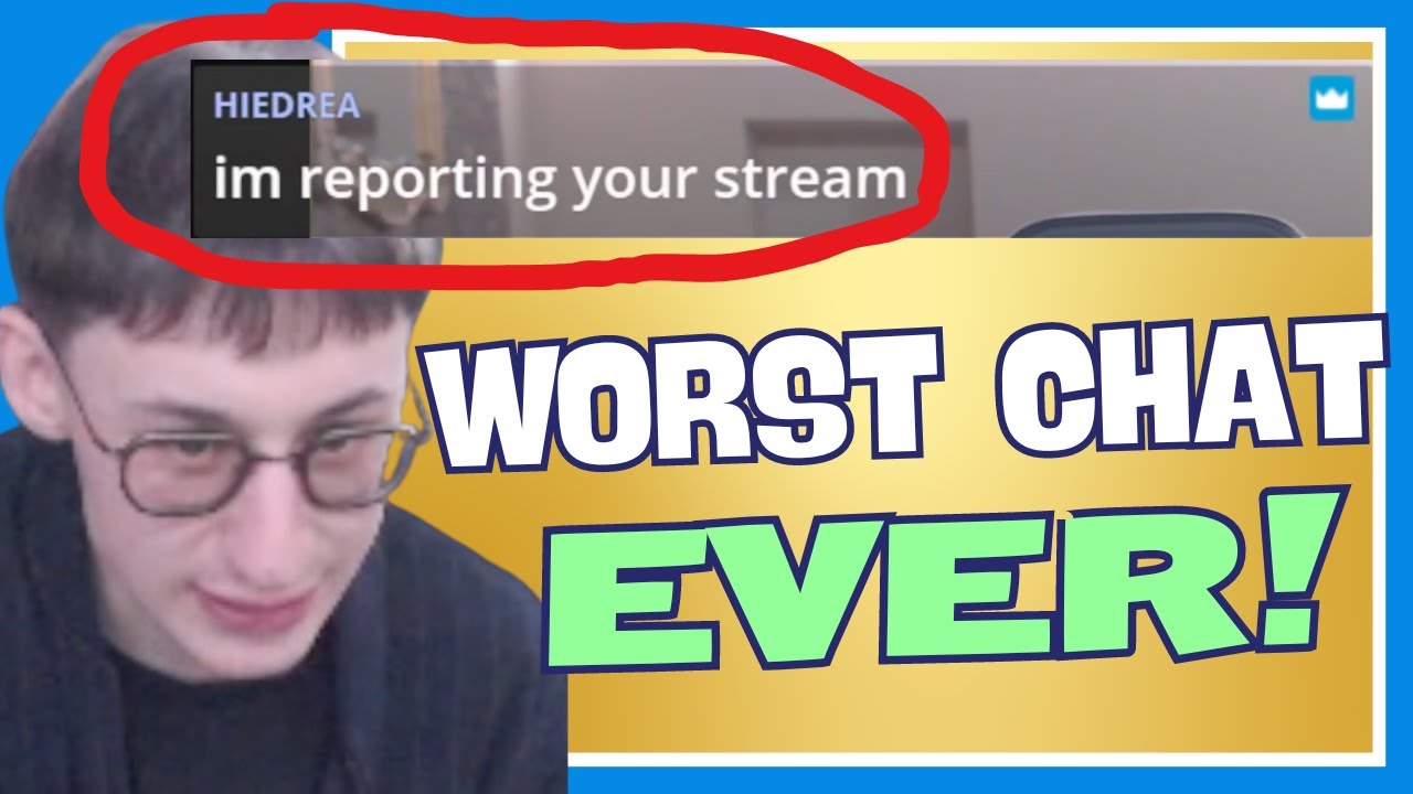 Chat roasts streamer for 4 minutes and 50 seconds straight - YouTube