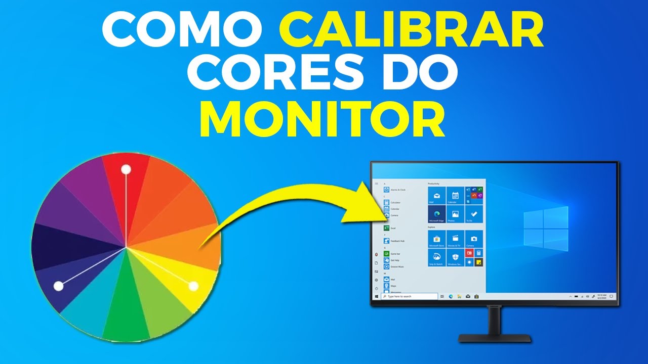 Como Calibrar as CORES do Seu Monitor - YouTube